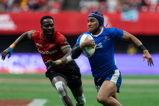 Paul Scanlan R Team Samoa 7s Editorial Stock Photo - Stock Image ...