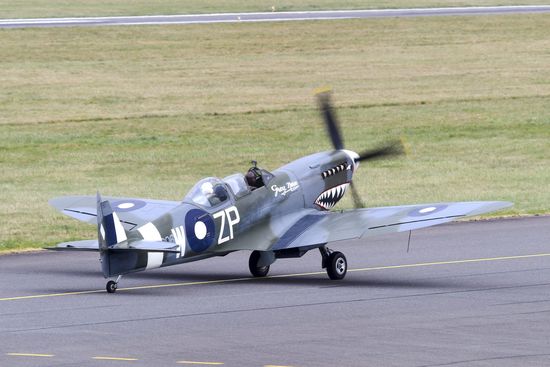 Spitfire Took Off Southampton Airport On Editorial Stock Photo - Stock ...