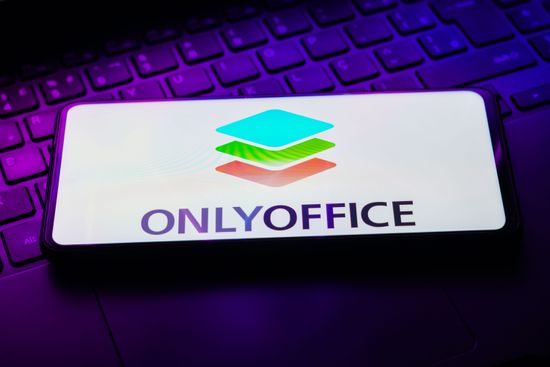This Photo Illustration Onlyoffice Logo Seen Editorial Stock Photo ...