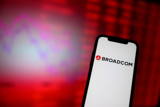 Broadcom Logo Seen This Illustration Photo Editorial Stock Photo - Stock Image | Shutterstock