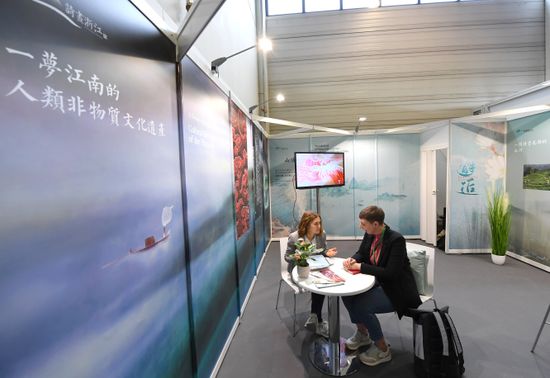 Visitor R Talks Staff Member Booth Editorial Stock Photo - Stock Image ...