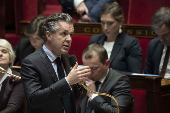 Christophe Bechu During Session Questions Government Editorial Stock ...