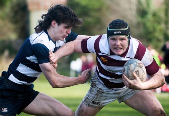 Sligo Grammar Vs Colaiste Iognaid Colaiste Editorial Stock Photo ...