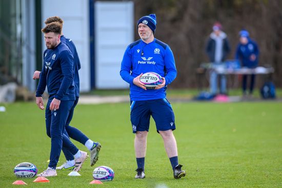 Scotland Assistant Coach Steve Tandy During Editorial Stock Photo ...