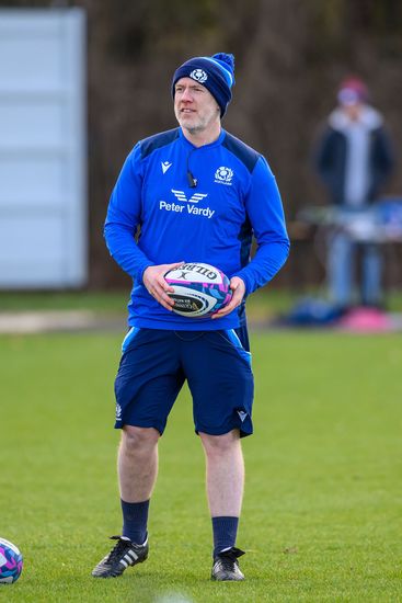Scotland Assistant Coach Steve Tandy During Editorial Stock Photo ...