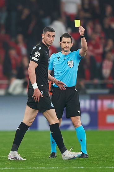 Referee Halil Umut Meler Roman Yaremchuk Editorial Stock Photo - Stock ...