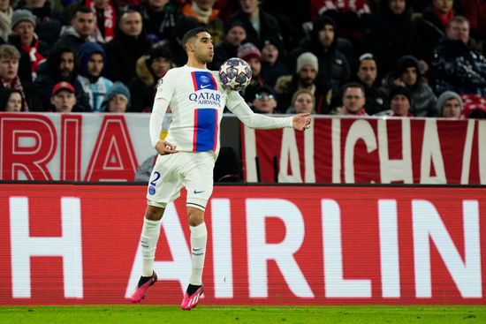 Achraf Hakimi Rightback Psg Morocco Controls Editorial Stock Photo ...
