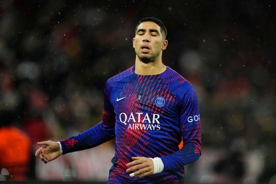 Achraf Hakimi Rightback Psg Morocco During Editorial Stock Photo ...
