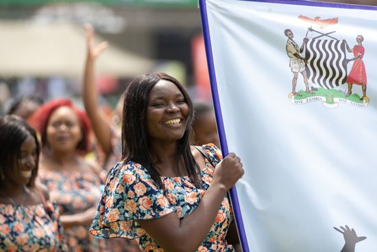 Zambian Women Take Part International Womens Editorial Stock Photo ...