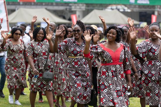 Zambian Women Take Part International Womens Editorial Stock Photo ...