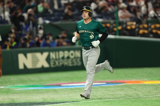 Timothy Kennelly Aus Baseball 2023 World Editorial Stock Photo - Stock ...