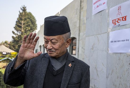 Presidential Candidate Subas Nembang Leader Communist Editorial Stock ...