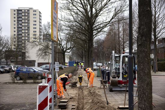 Haarlem Employees Alliander Project Network Manager Editorial Stock ...