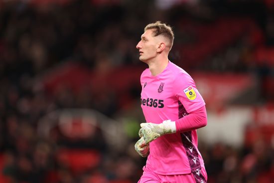 Goal Keeper Jack Bonham Stoke City Editorial Stock Photo - Stock Image ...