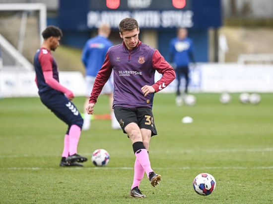 Max Dyche Northampton Town Warms Editorial Stock Photo - Stock Image ...