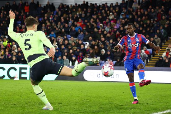 Tyrick Mitchell Crystal Palace Clears Under Editorial Stock Photo ...