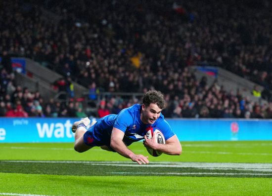 Damian Penaud France Scores Sixth Try Editorial Stock Photo - Stock ...