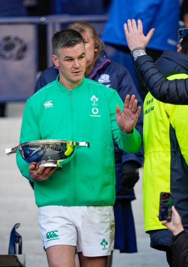 Ireland Captain Johnny Sexton Centenary Quaich Editorial Stock Photo ...