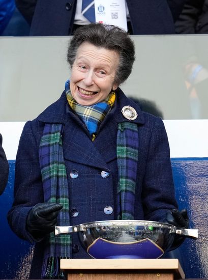 Hrh Anne Princess Royal Gestures Ireland Editorial Stock Photo - Stock ...
