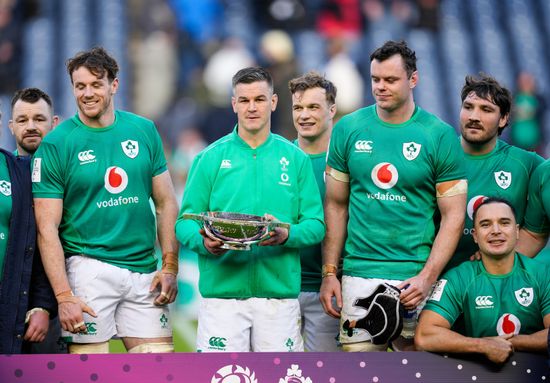Ireland Captain Johnny Sexton Centenary Quaich Editorial Stock Photo ...