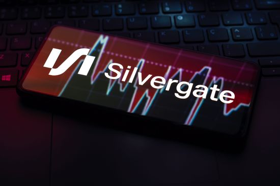 This Photo Illustration Silvergate Logo Seen Editorial Stock Photo ...