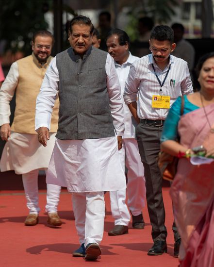 Congress Mla Prithviraj Chavan Arrives Maharashtra Editorial Stock ...