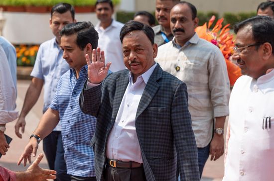 Rajya Sabha Mp Narayan Rane Sudhir Editorial Stock Photo - Stock Image ...