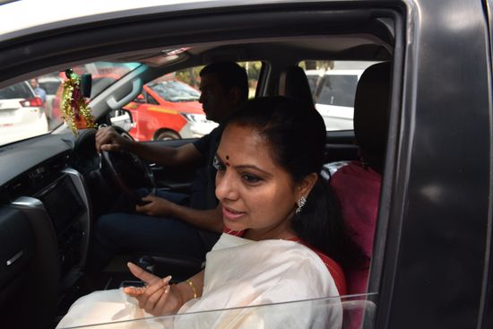 Kcrs Daughter Bharat Rashtra Samithi Brs Editorial Stock Photo - Stock Image | Shutterstock