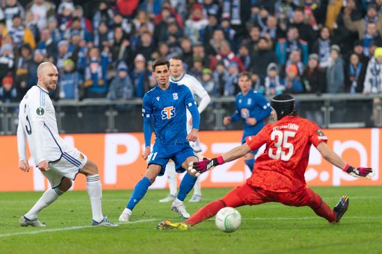 Filip Marchwinski C Lech Poznan Scores Editorial Stock Photo - Stock ...