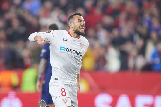 Joan Jordan Sevilla Fc Celebrates Goal Editorial Stock Photo - Stock ...