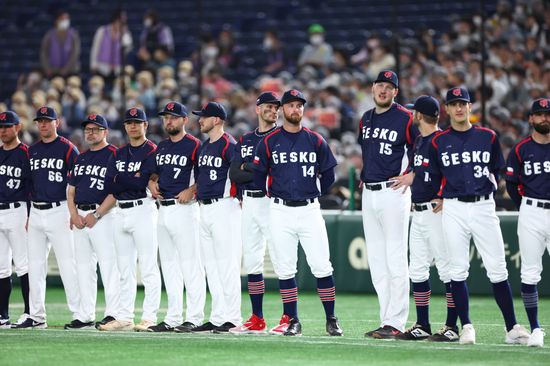 Czech Republic Team Group Cze Baseball Editorial Stock Photo - Stock ...