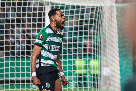 Jeremiah St Juste Sporting Cp Seen Editorial Stock Photo - Stock Image ...