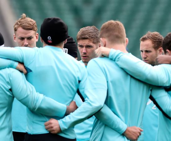 Owen Farrell Speaking Huddle His Teammates Editorial Stock Photo ...
