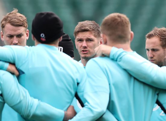 Owen Farrell Speaking Huddle His Teammates Editorial Stock Photo ...