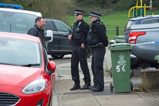 Police Outside House Bodies 47 Year Editorial Stock Photo - Stock Image ...