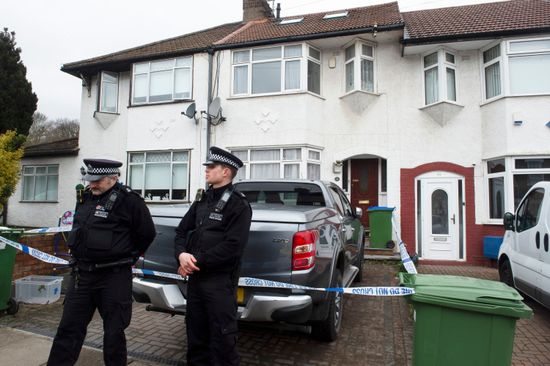 Police Outside House Bodies 47 Year Editorial Stock Photo - Stock Image ...