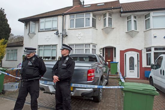 Police Outside House Bodies 47 Year Editorial Stock Photo - Stock Image ...