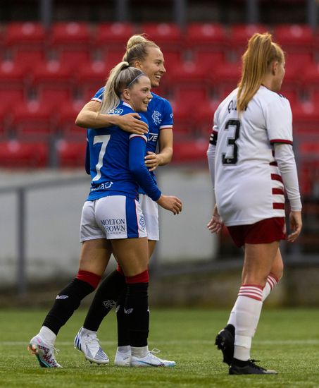 Rangers Womens Forward Brogan Hay Celebrates Editorial Stock Photo ...