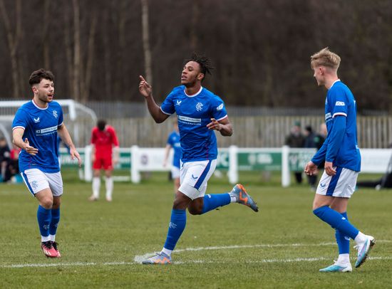 Rangers B Team Forward Zak Lovelace Editorial Stock Photo - Stock Image ...