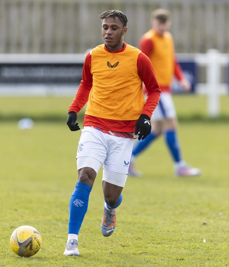 Rangers B Team Forward Zak Lovelace Editorial Stock Photo - Stock Image ...
