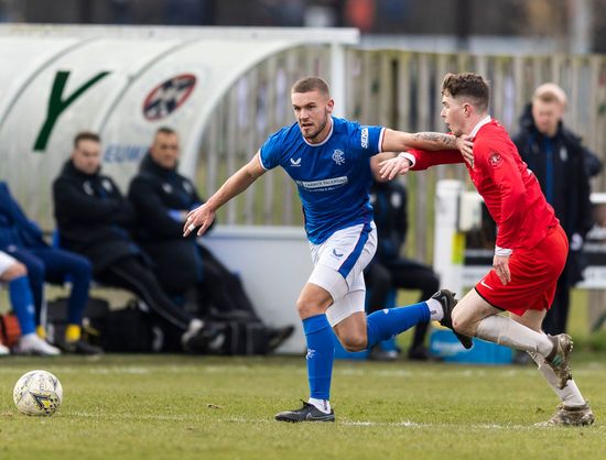 Rangers B Team Defender Lewis Mackinnon Editorial Stock Photo - Stock ...