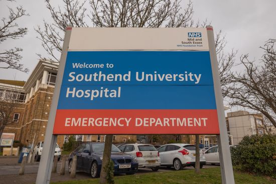 Main Signs Outside Southend University Hospital Editorial Stock Photo ...