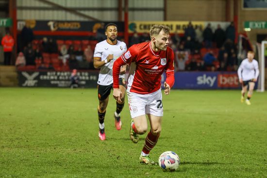 Crewe Alexandra Forward Elliot Nevitt 20 Editorial Stock Photo - Stock ...