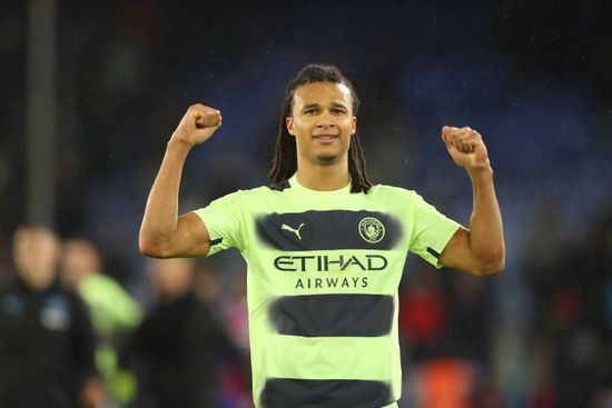 Nathan Ake Manchester City Celebrate Fans Editorial Stock Photo - Stock ...