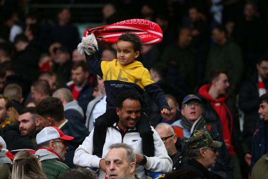 Arsenal Fans Celebrating Their Teams Victory Editorial Stock Photo ...