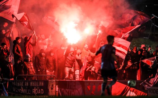 Ucd Vs Drogheda United Drogheda Fans Editorial Stock Photo - Stock ...