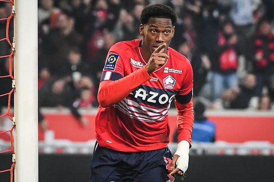 Jonathan David Lille Celebrates His Goal Editorial Stock Photo - Stock ...