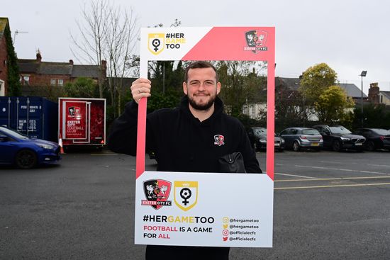 Pierce Sweeney Exeter City Shows His Editorial Stock Photo - Stock ...