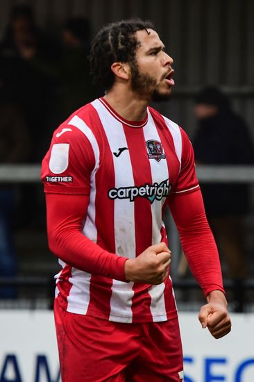 Goal Celebrations Sam Nombe Exeter City Editorial Stock Photo - Stock ...
