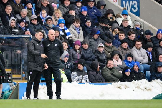 Paul Cook Manager Chesterfield During National Editorial Stock Photo ...
